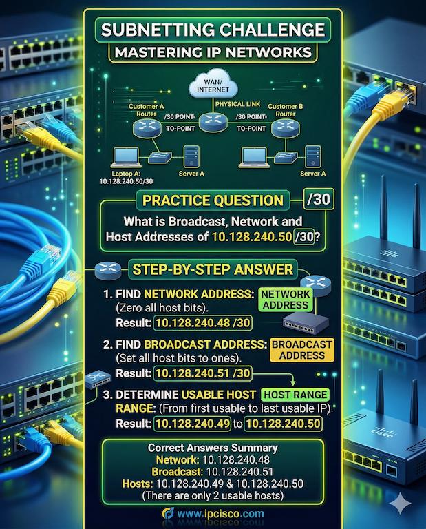 Subnetting Examples Made Easy – Practice Questions & Guide