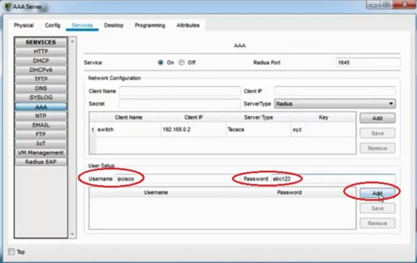 Tacacs Configuration On Packet Tracer ⋆ Ipcisco