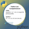 Python List Comprehension | Creating Lists From Lists ⋆ IpCisco