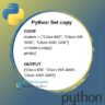 Python Set Methods | Add | Discard | Union | Difference | Copy ⋆ IpCisco