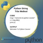 Python String Methods | lower | upper | format | strip | join method⋆ ...