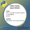 Python String Methods | lower | upper | format | strip | join method⋆ ...