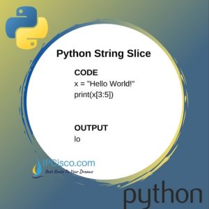 Python String Slice | Python String Slice | String List Index⋆ IpCisco