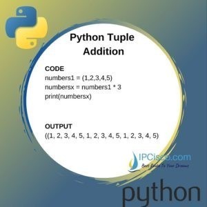 Python Tuple Addition | How Two Add One Tuple To Other?⋆ IpCisco
