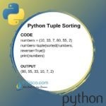 Python Tuple Sort | How to Sort Python Tuples? | Sorting Tuples ⋆ IpCisco