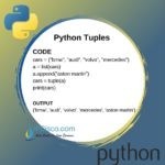 Python Tuples | How to use Tuples in Python? | Tuple Examples ⋆ IpCisco