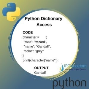 Python Dictionary Access | Index Method | Get Method ⋆ IpCisco