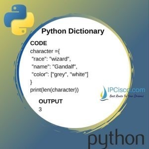 Python Dictionary | Python Dictionary Methods | update | len | get⋆ IpCisco