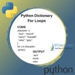 Python Iterate Dictionary | How To Use "For Loop" With Dictionary⋆ IpCisco