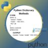 Python Dictionary Methods | get() | keys() | values() | items() etc. ⋆