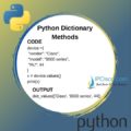 Python Dictionary Methods | get() | keys() | values() | items() etc. ⋆