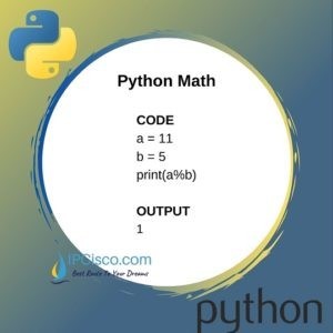 Python Math Functions | Built-in Math Function | Math Module ⋆ IpCisco