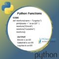 Python Functions | def function | How to Create Python Functions?⋆