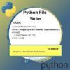 Python File Write | How to Write a File | FREE Python⋆ IpCisco