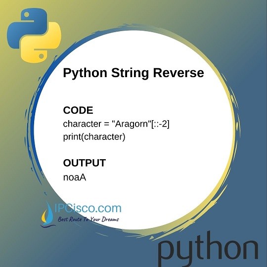 Python String Reverse Printing Reverse Of A String In Python IpCisco