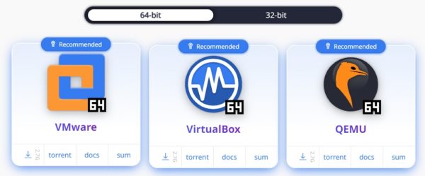 Download Kali Linux and VMware Workstation Player Installation