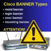 Cisco Banner Configuration on Packet Tracer ⋆ | Banner MOTD etc.