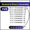 Binary, Hex and Decimal Conversion ⋆ | Hex to Decimal to Binary