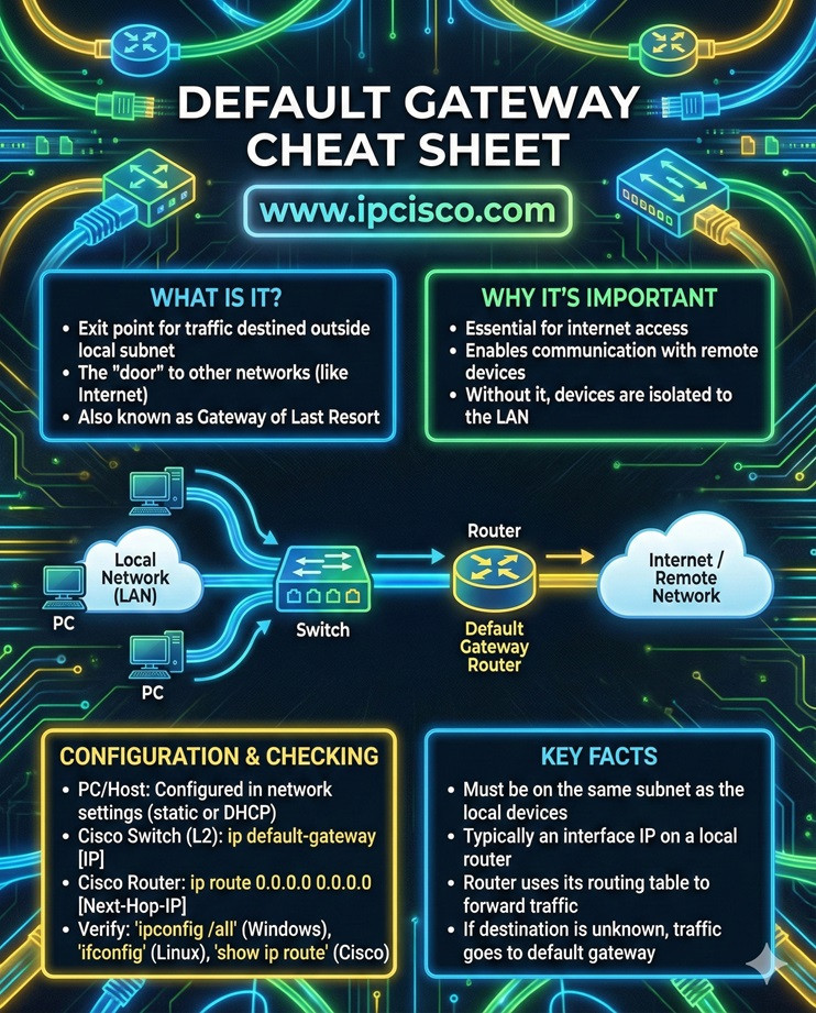 What is a Default Gateway? ⋆ | How to Check Default Gateway IP?