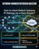 What is a Default Gateway? | How to Check Default Gateway IP?