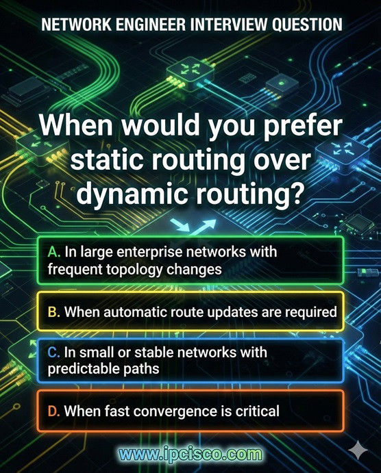 What is the Difference Between Static and Dynamic Routing? ⋆